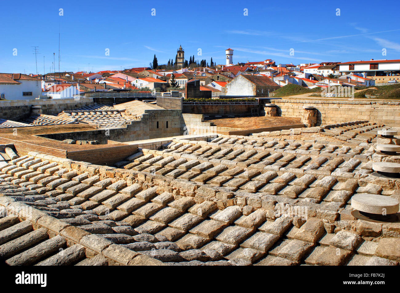 Almeida historical village and fortified walls in Portugal Stock Photo ...