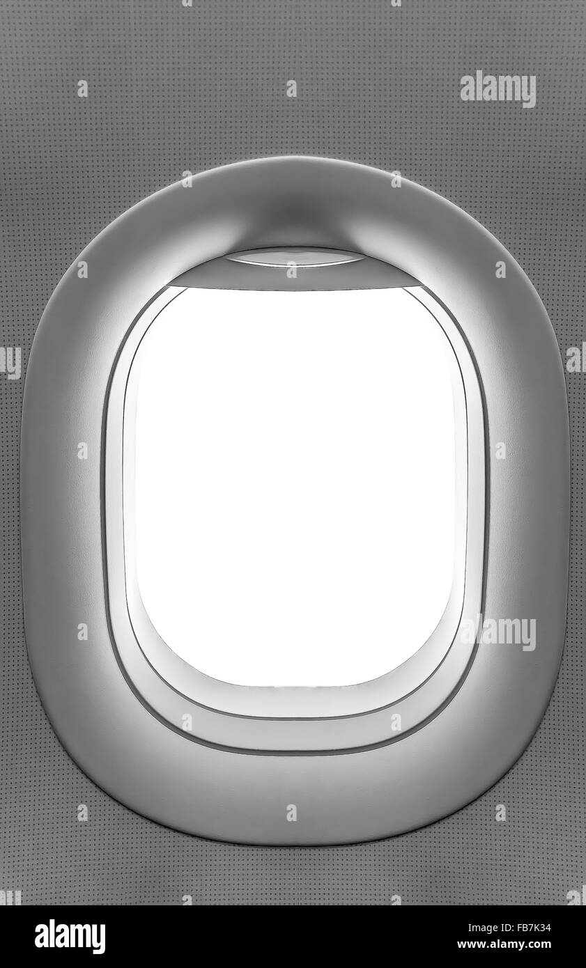 Airplane window Black and White Stock Photos & Images - Alamy