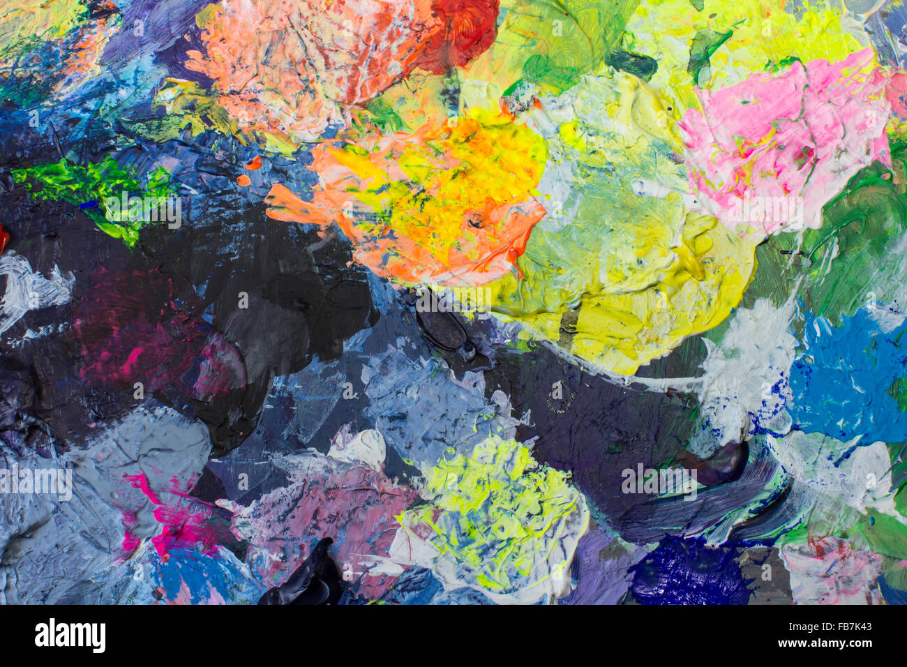 Artistic tools, Set #1, light background Stock Photo - Alamy