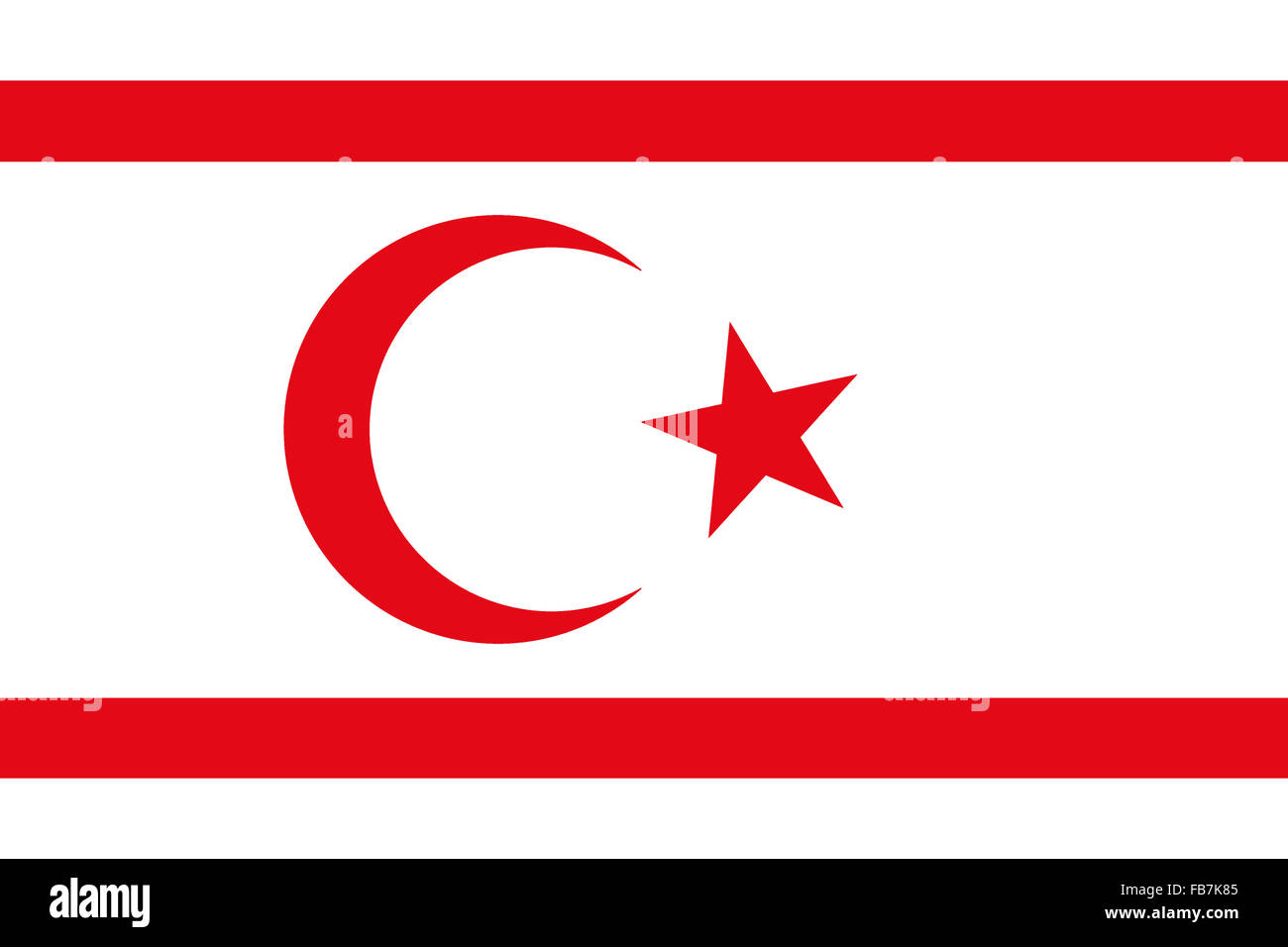 The republic flag of Northern Cyprus Flag is the Republic of Cyprus at ...