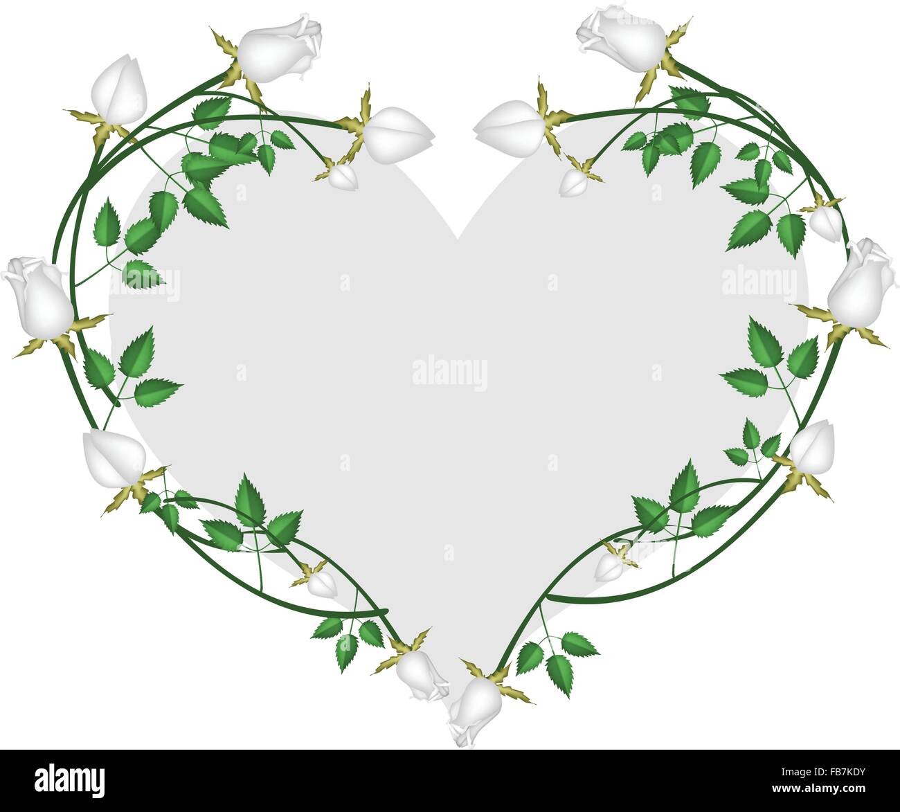 Rose blossom cluster Stock Vector Images - Alamy