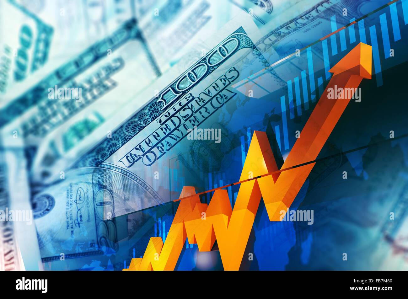 Foreign Currency Exchange Concept Illustration. United States Dollars ...
