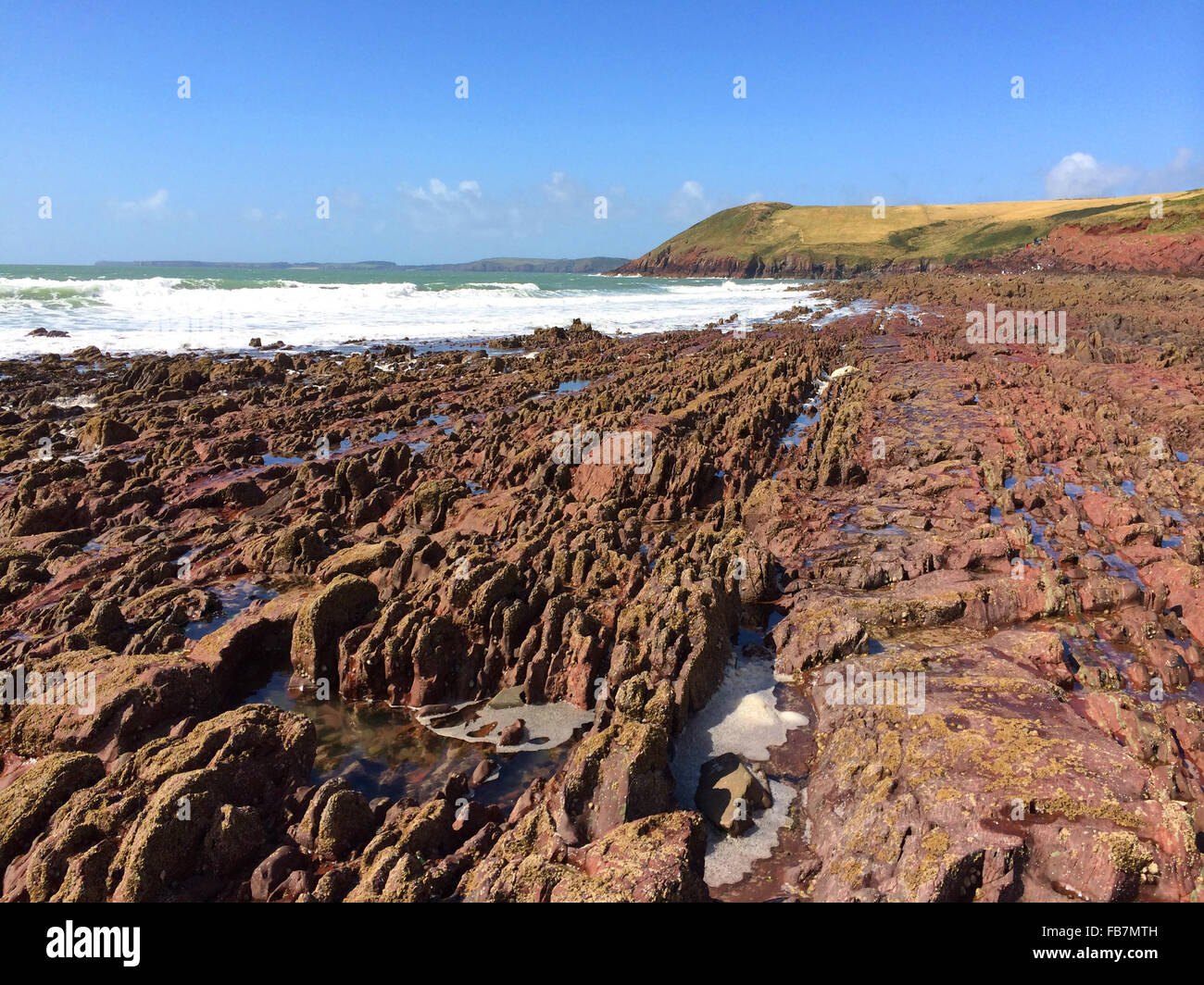 Devonian sandstone rocks hi-res stock photography and images - Alamy