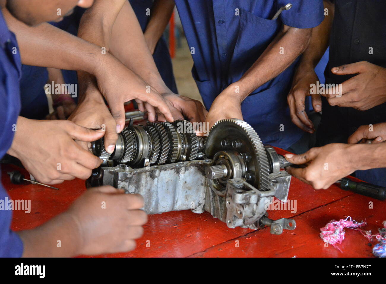 Mumbai, India - October 26, 2015 - Teenager from children«s doing ...