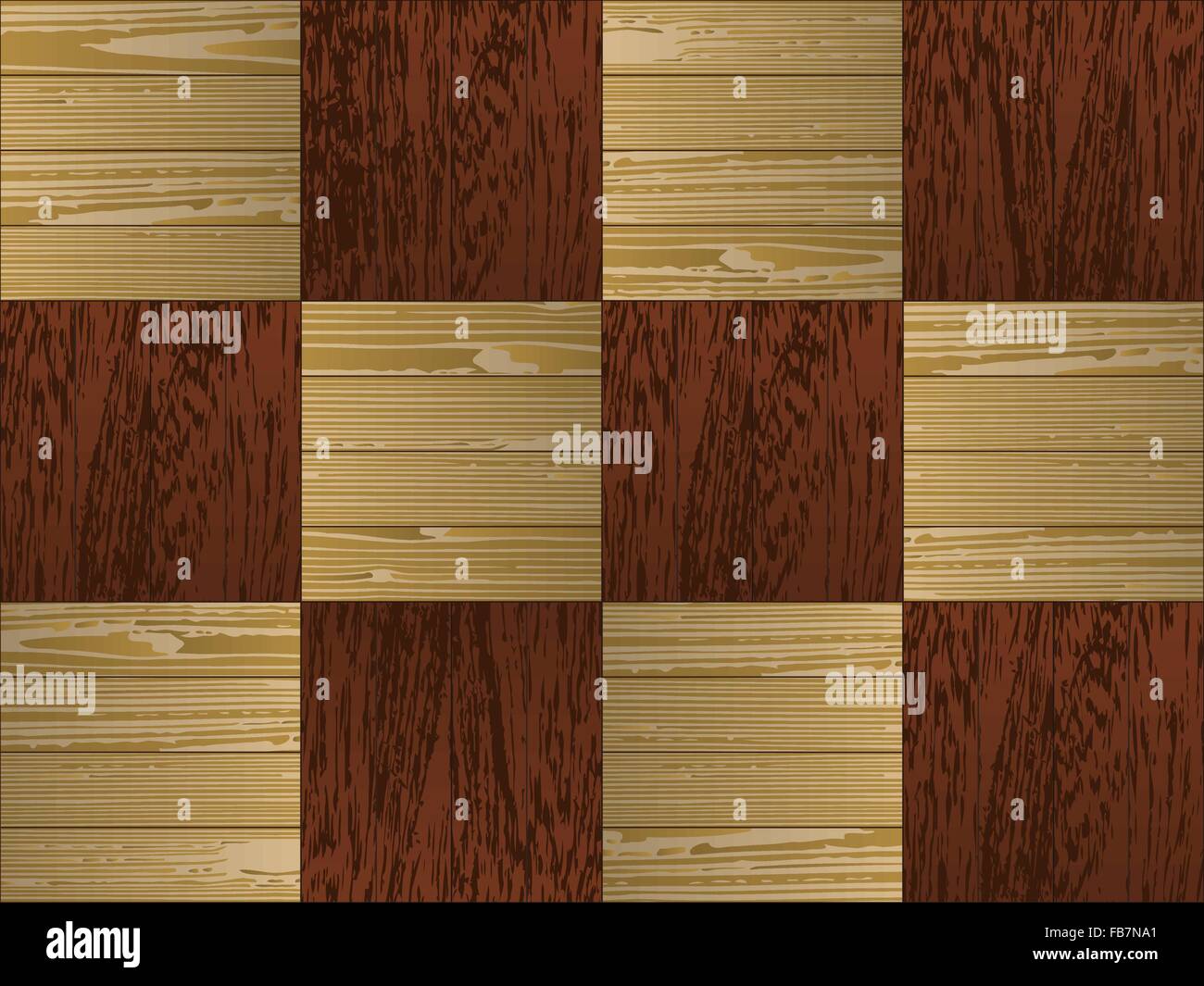 Solid oak parquet floor Stock Vector Images - Alamy