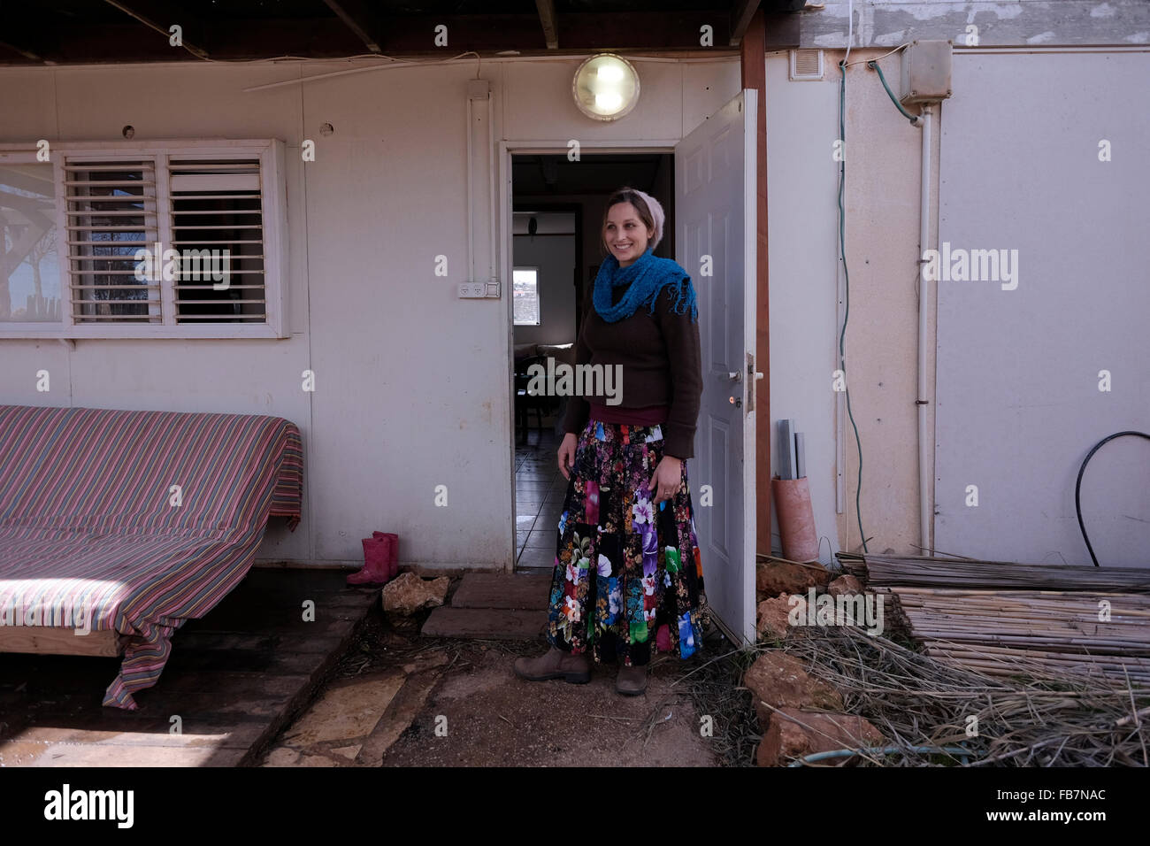 ISRAEL, West Bank. 11th January, 2016. Tzipora Aloni Jewish settler in ...