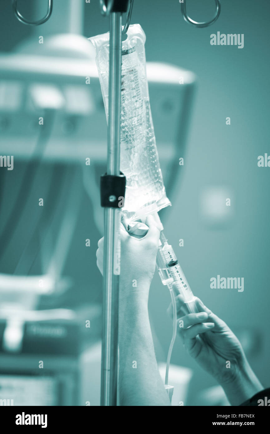 Hospital surgery emergency operating room surgical liquid drip ...