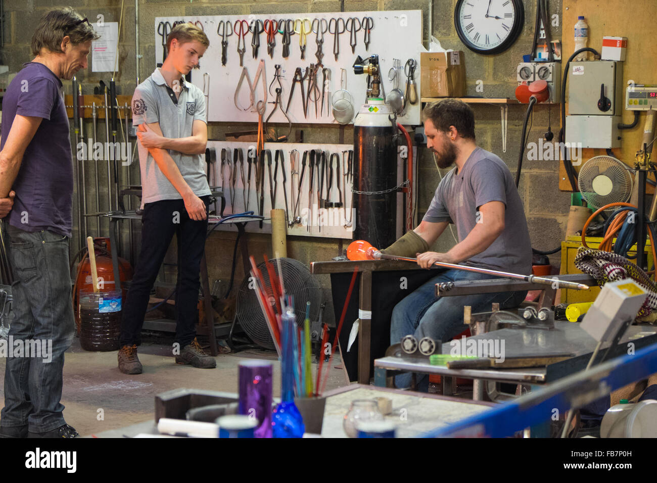 Glass blowers hi-res stock photography and images - Alamy