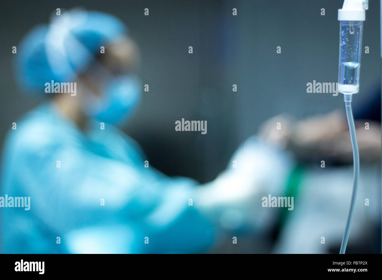 Hospital surgery emergency operating room surgical liquid drip ...