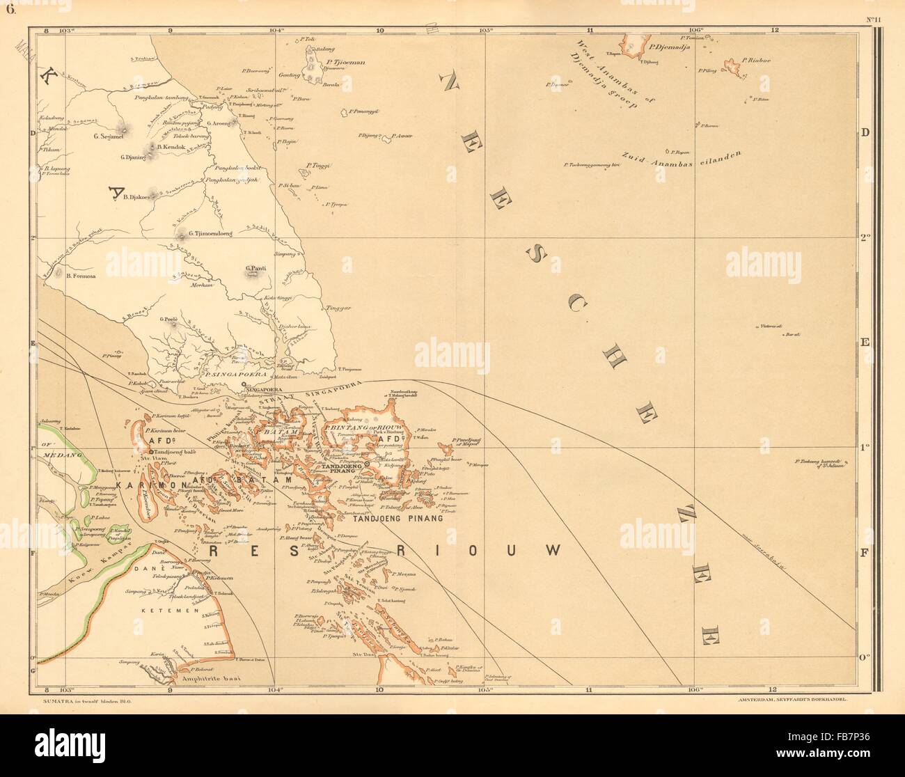 Map of riau islands hi-res stock photography and images - Alamy