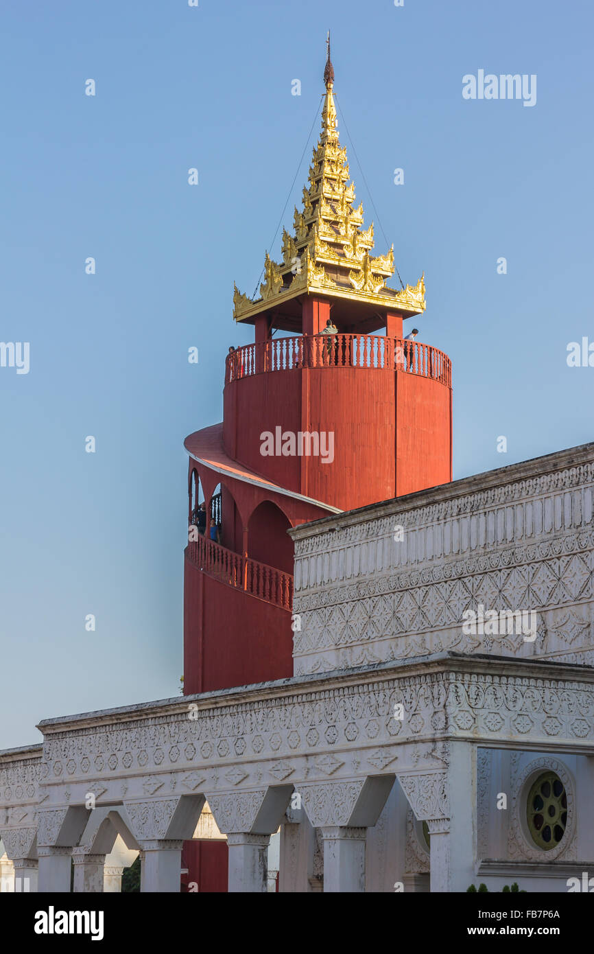 The royal palace in Mandalay, Myanmar Stock Photo - Alamy