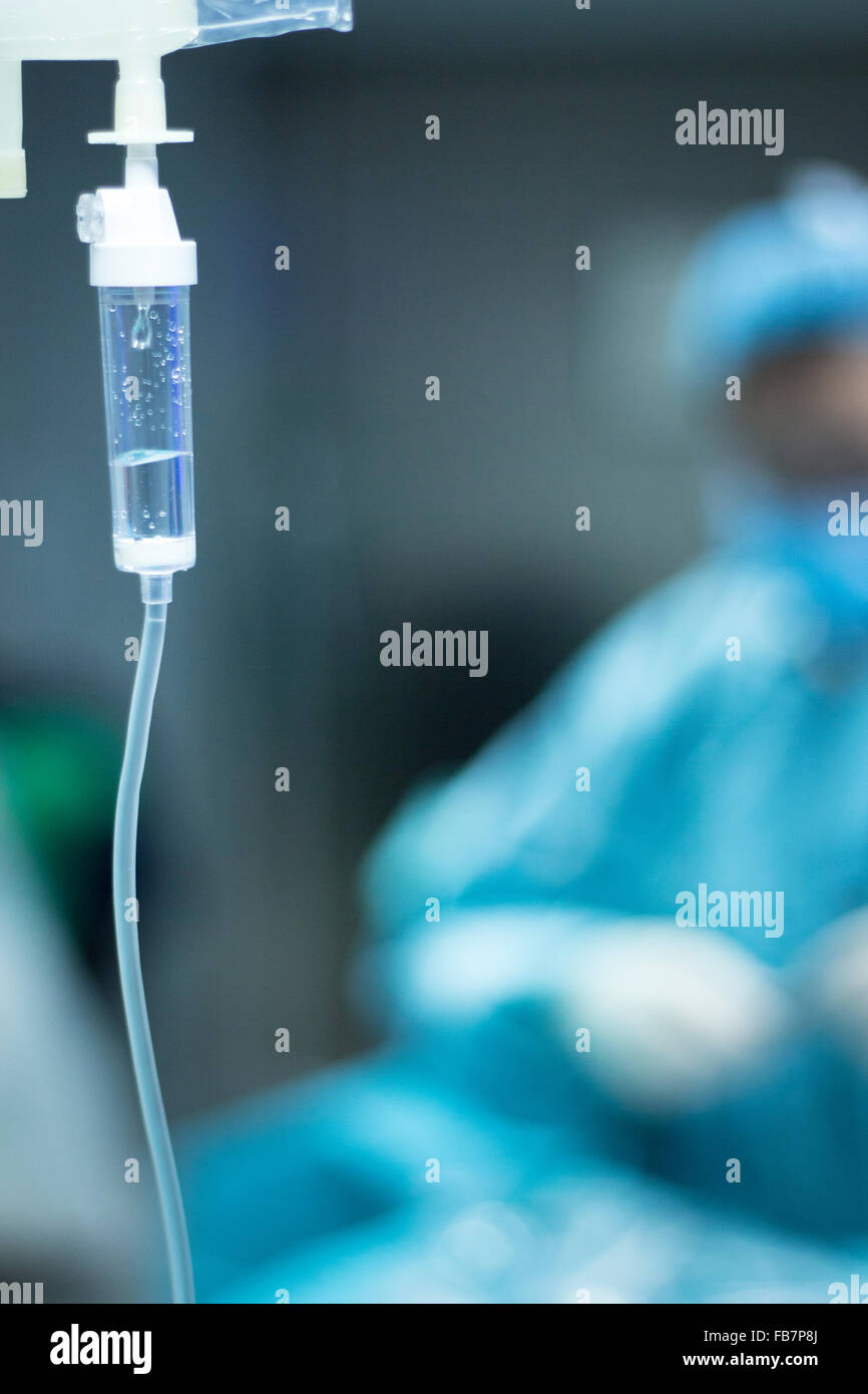 Hospital surgery emergency operating room surgical liquid drip ...