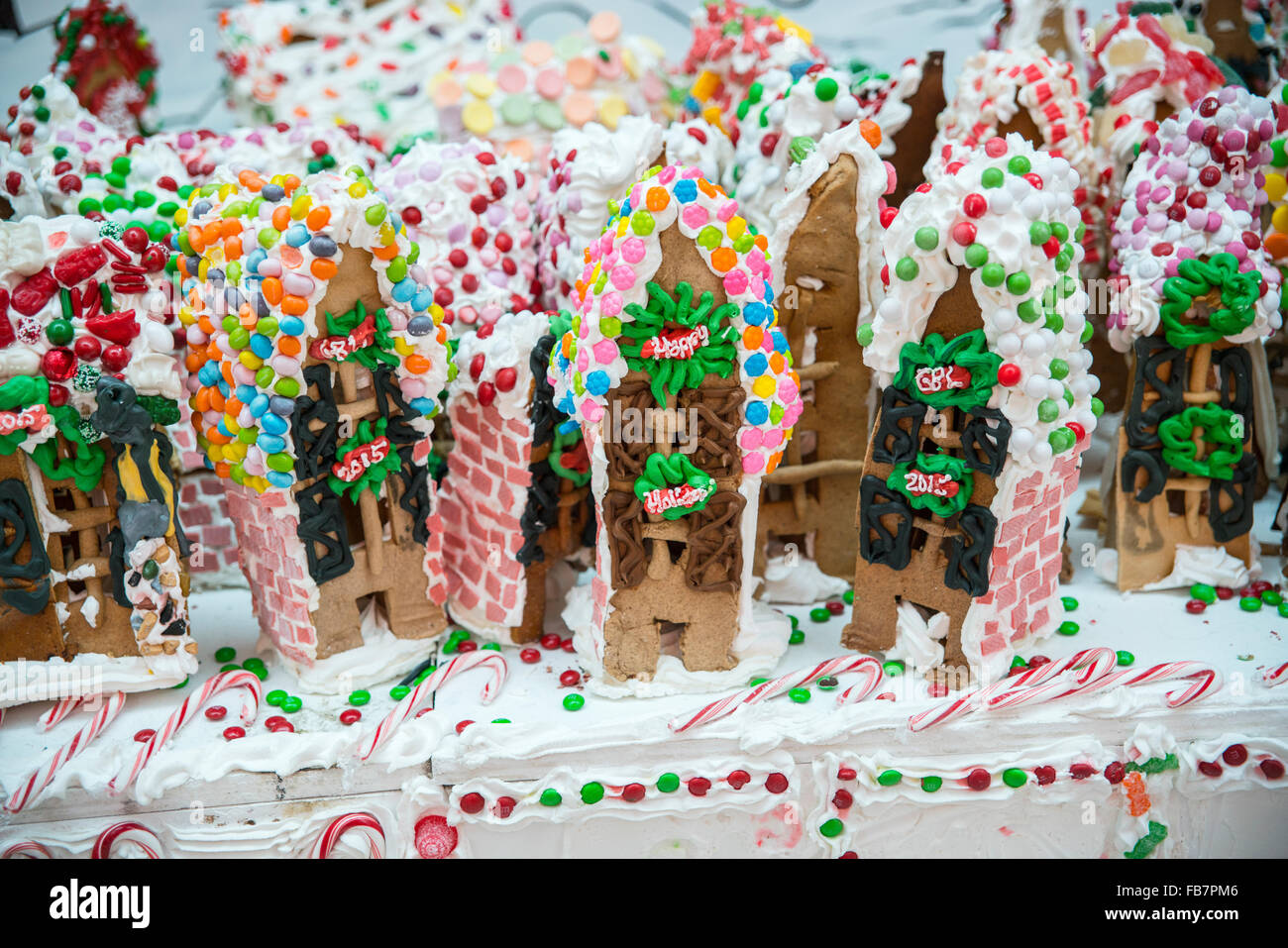 New York, USA. 10th January, 2016. The last day of the Gingerbread Line ...