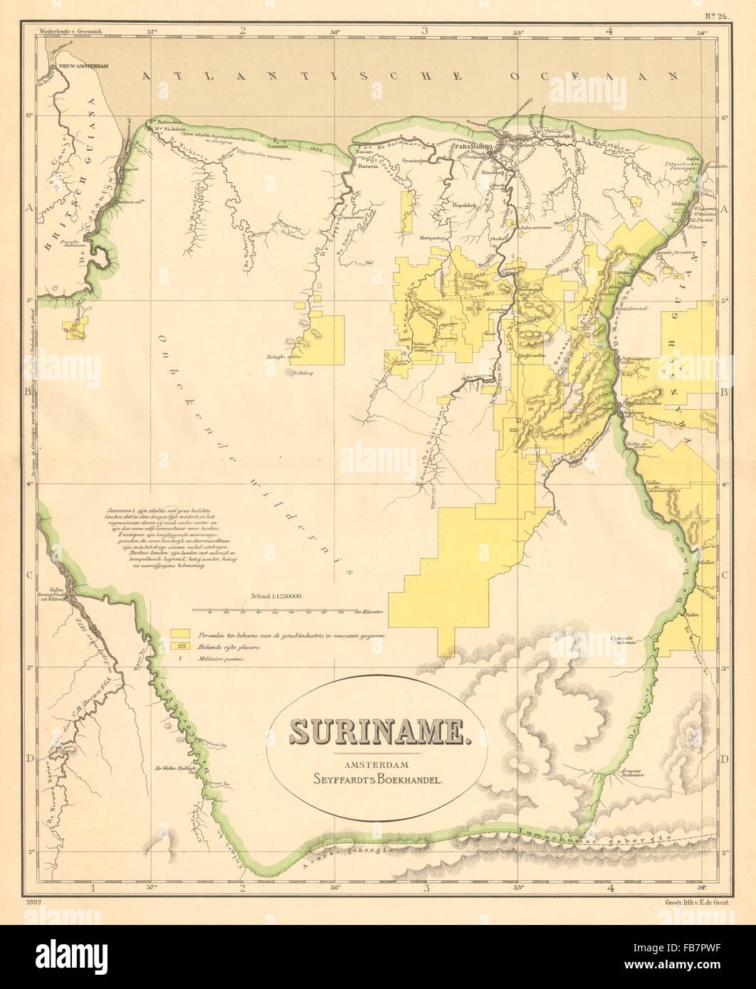 Maps of suriname hi-res stock photography and images - Alamy