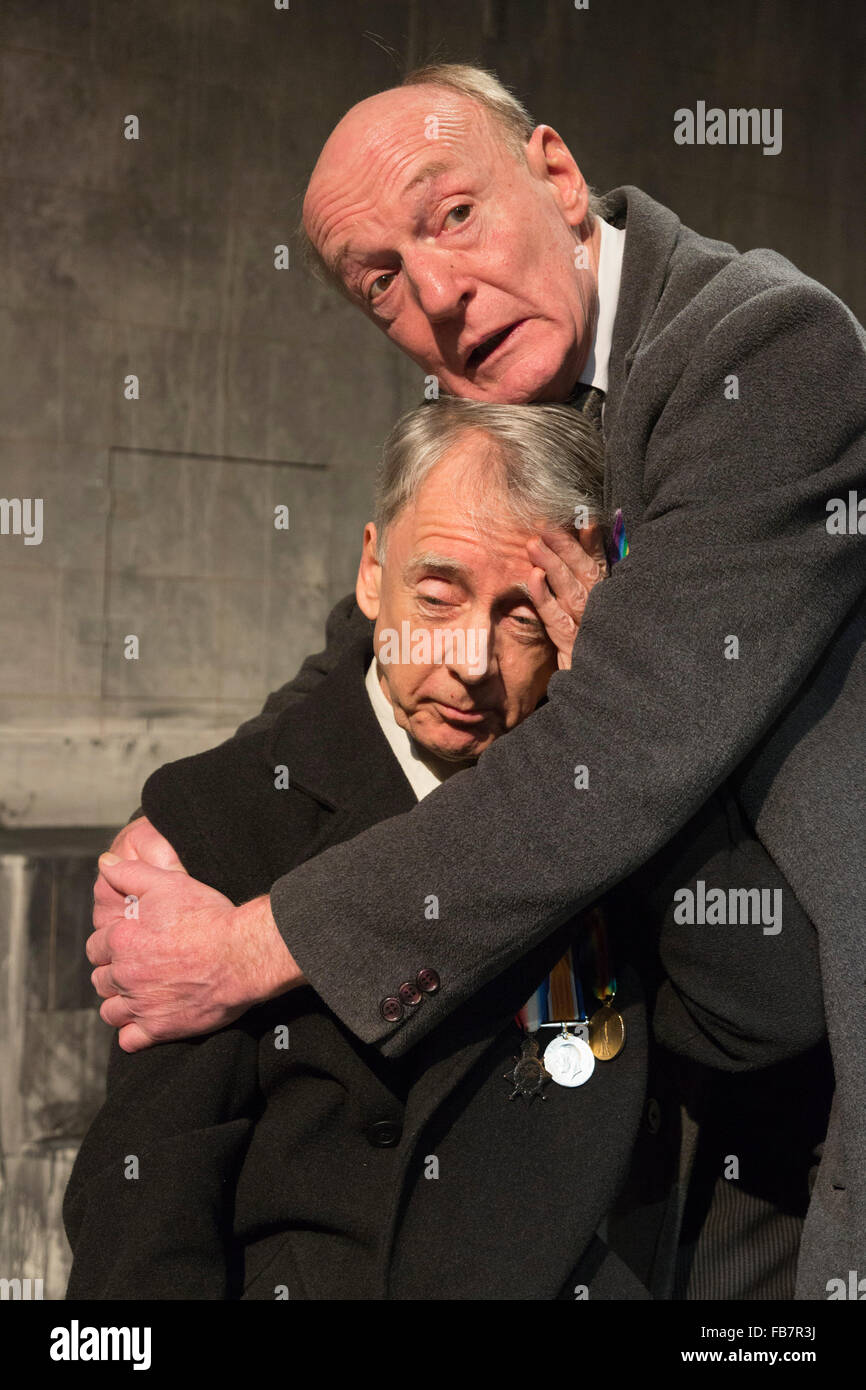 London, UK. 11 January 2016. L-R: David Brett and Gareth Williams ...