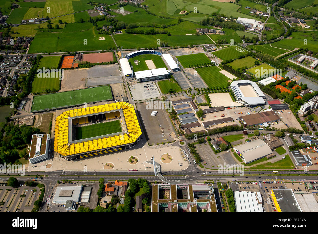 Football stadium of aleminia aachen hi-res stock photography and images ...