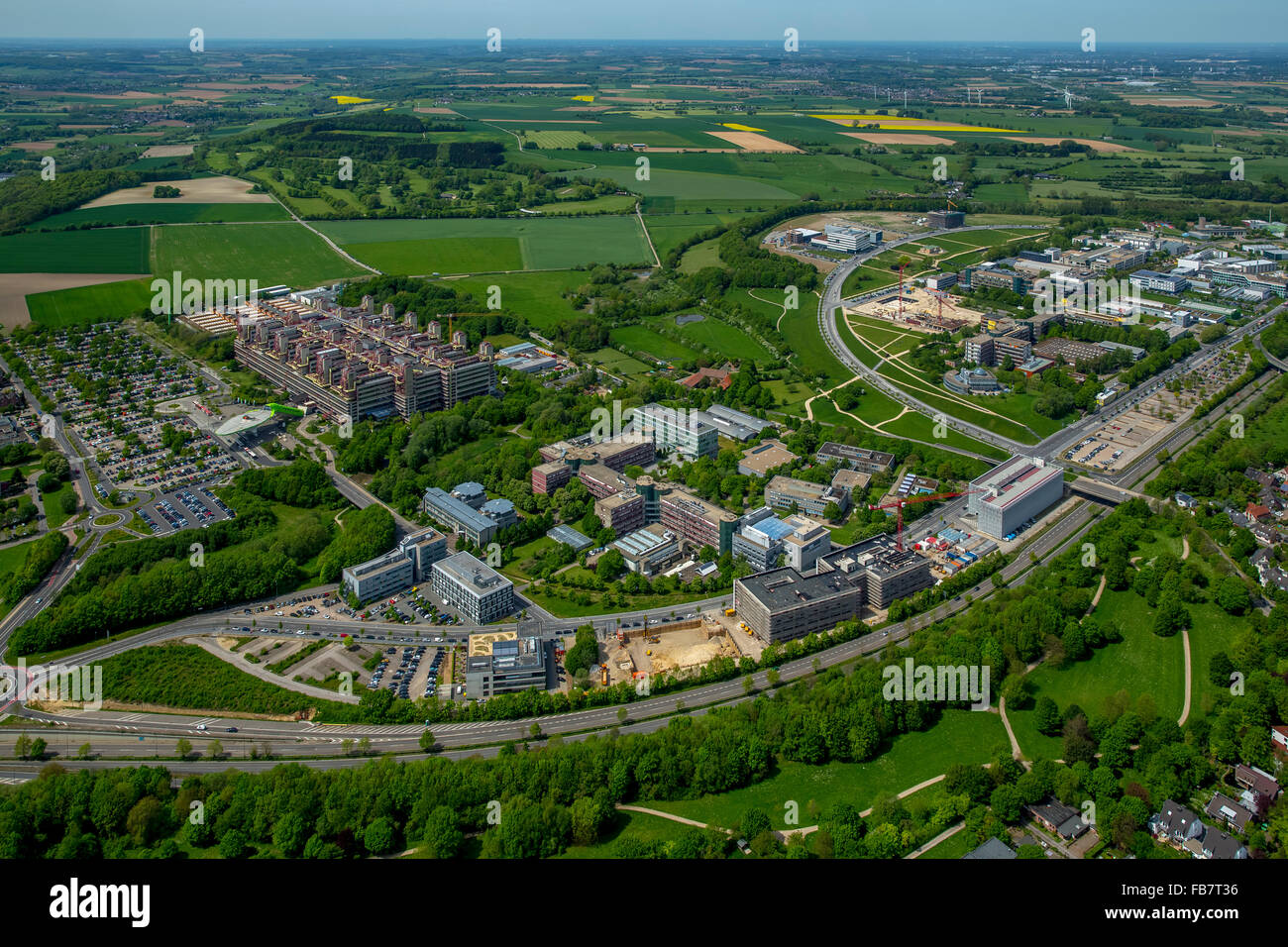 Aerial view, RWTH Aachen, University Hospital RWTH Aachen, University ...