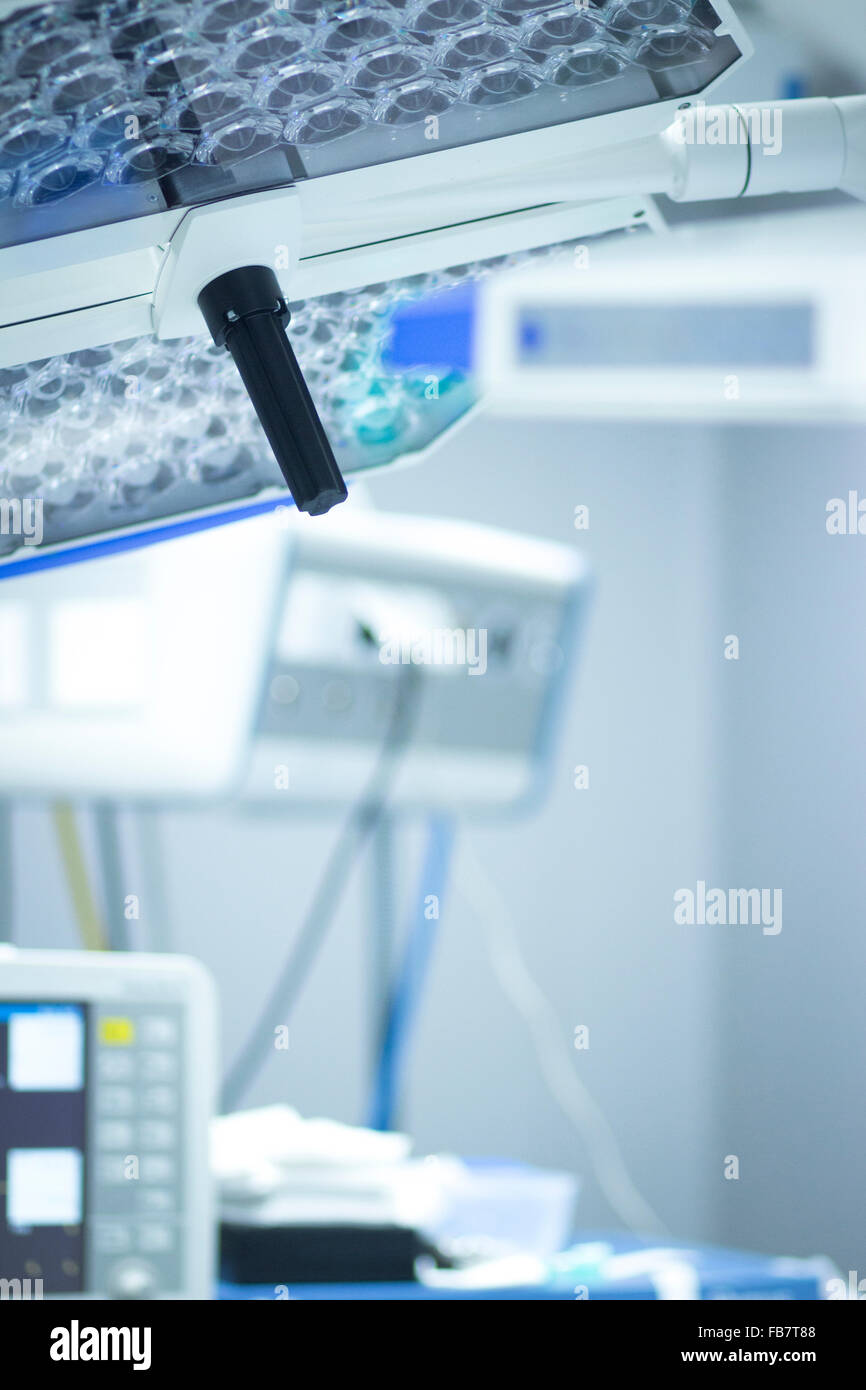Hospital surgery emergency operating room light photo Stock Photo - Alamy