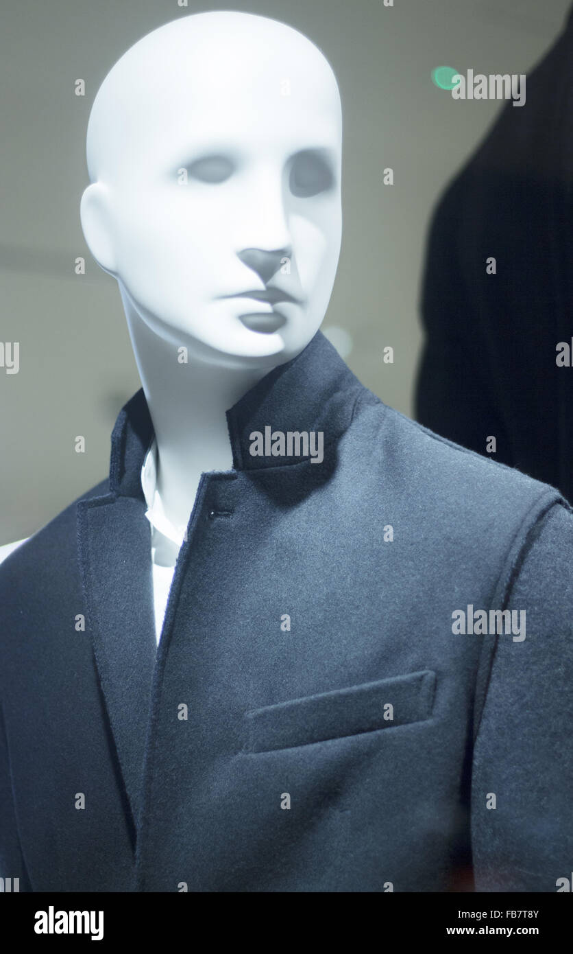 Store clothes dummy in men's suit shop photo Stock Photo - Alamy