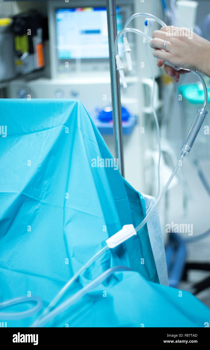 Knee arthroscopy orthopedic surgery operation in hospital emergency ...