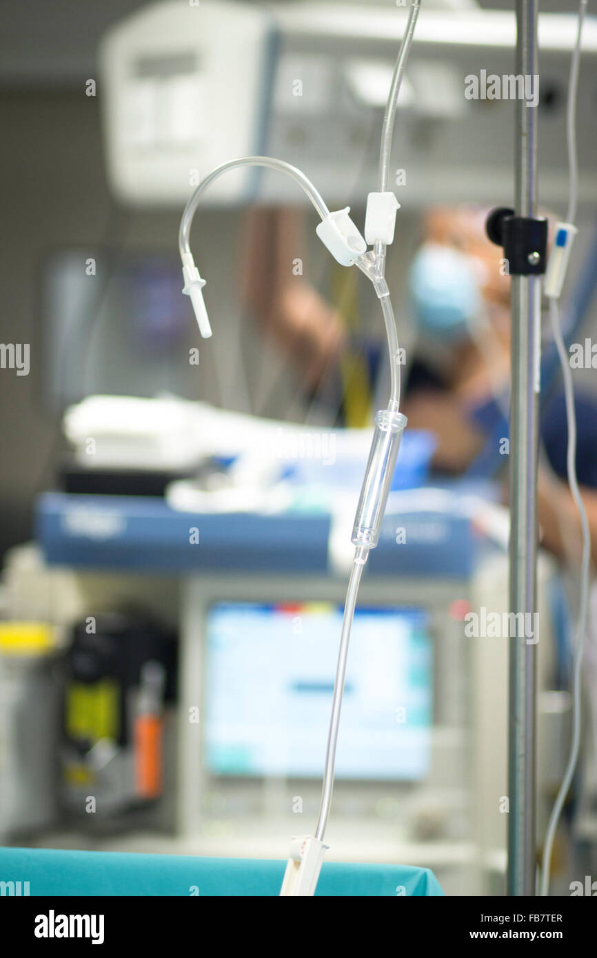 Hospital surgery emergency operating room surgical liquid drip ...