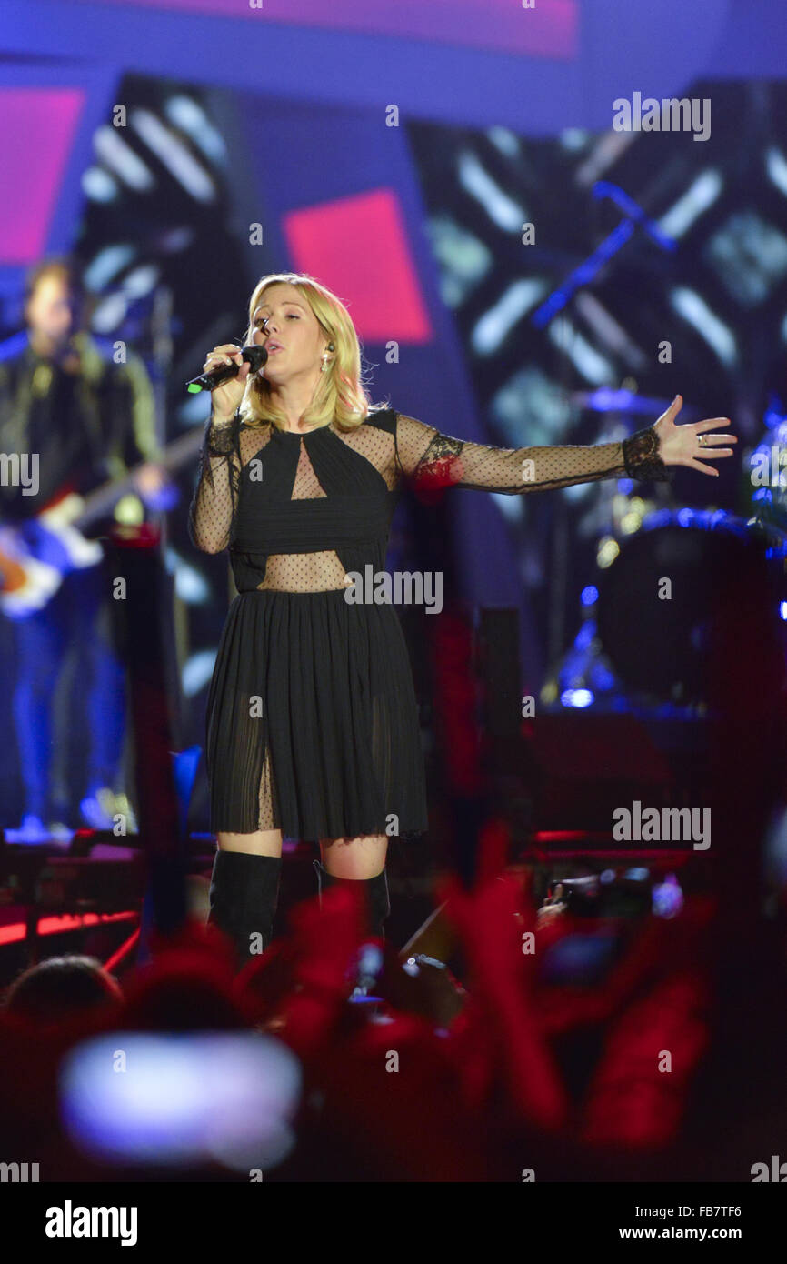 Ellie Goulding at the 40 Principales Gala Awards where she received the ...