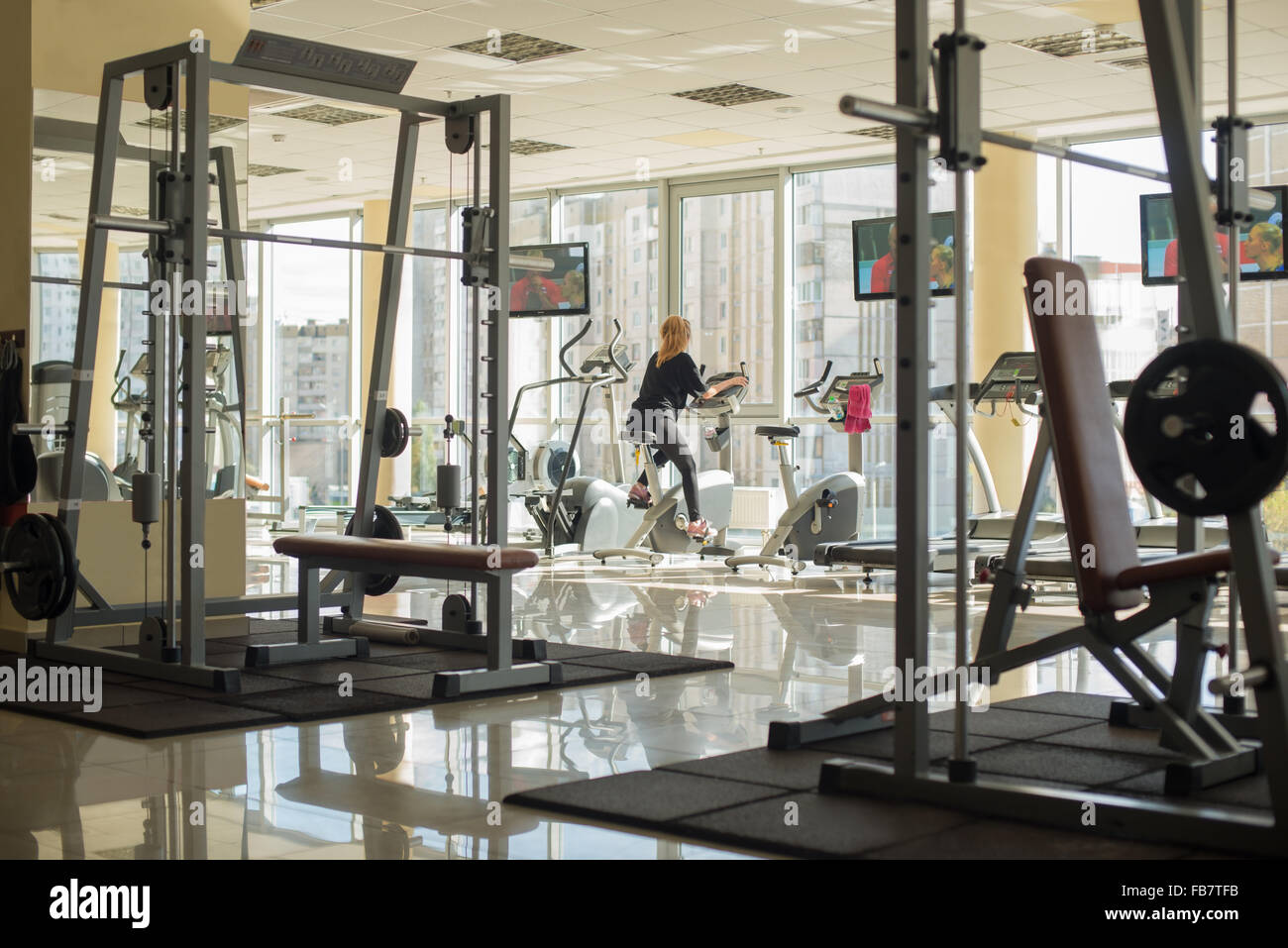 Picture of gym Stock Photo - Alamy