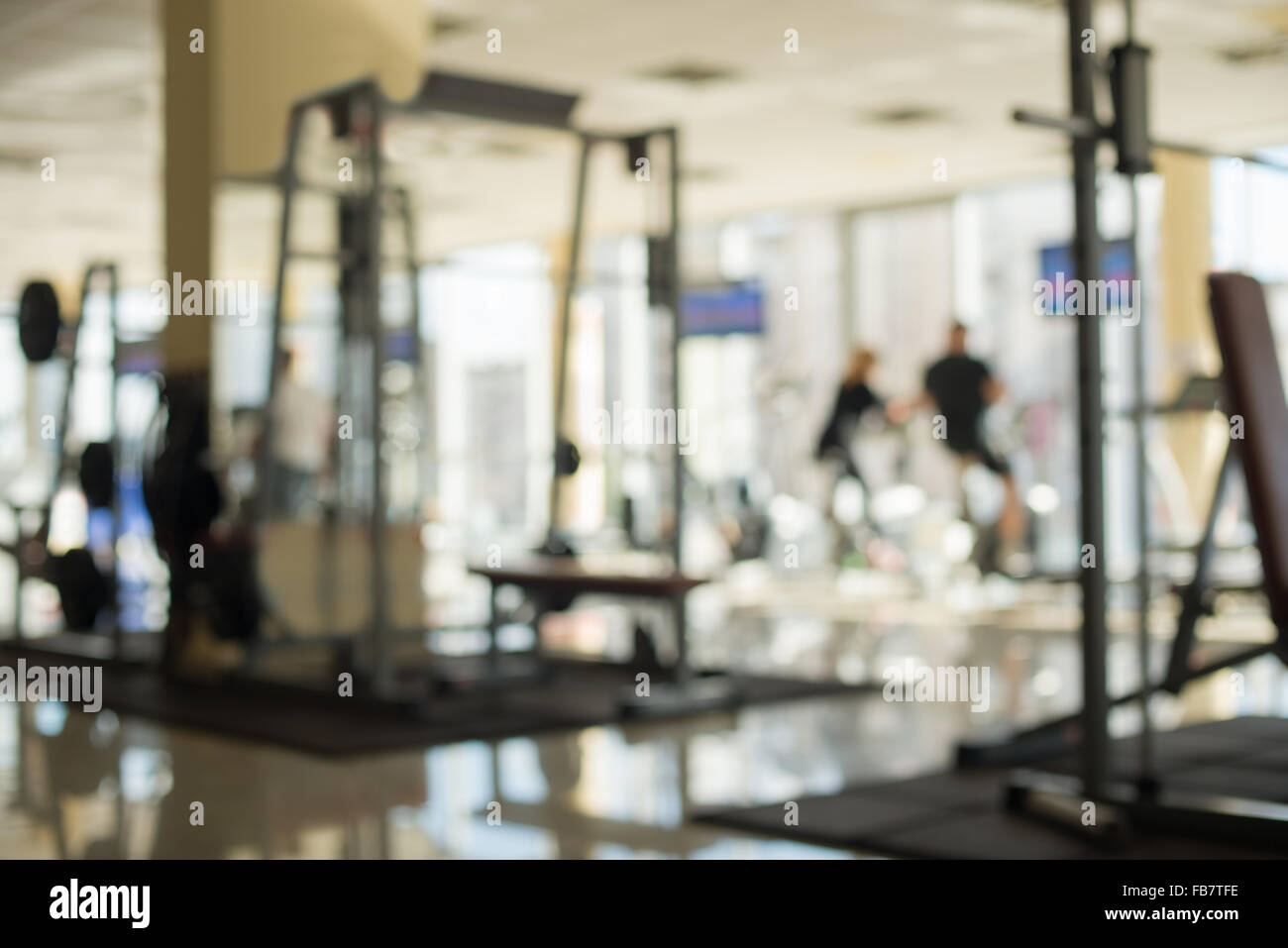 Picture of a gym hall Stock Photo - Alamy