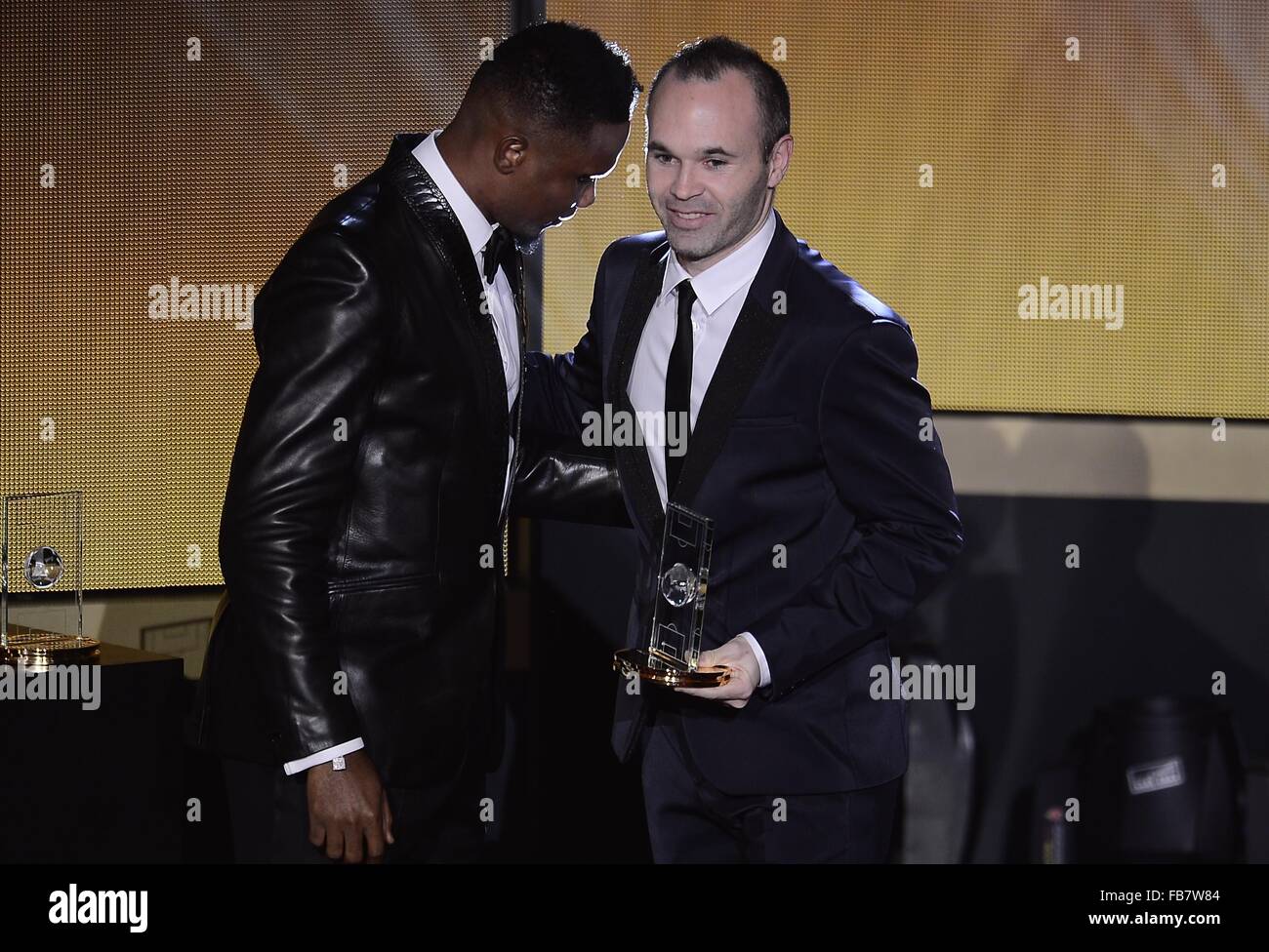 Zurich, Switzerland. 11th Jan, 2016. FC Barcelona midfield ANDRES ...