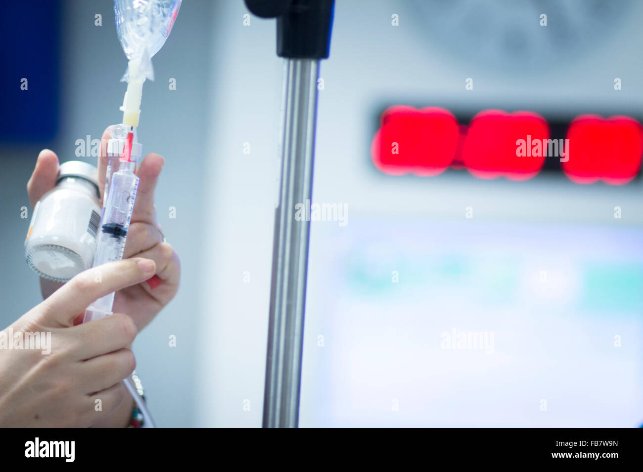 Hospital surgery emergency operating room liquid drip photo Stock Photo ...