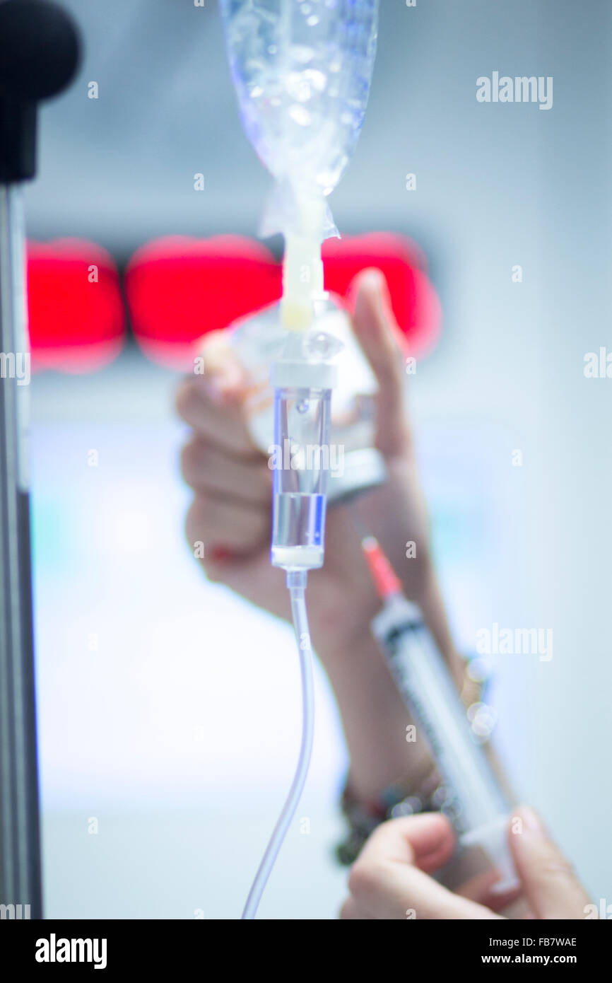 Hospital surgery emergency operating room liquid drip photo Stock Photo ...