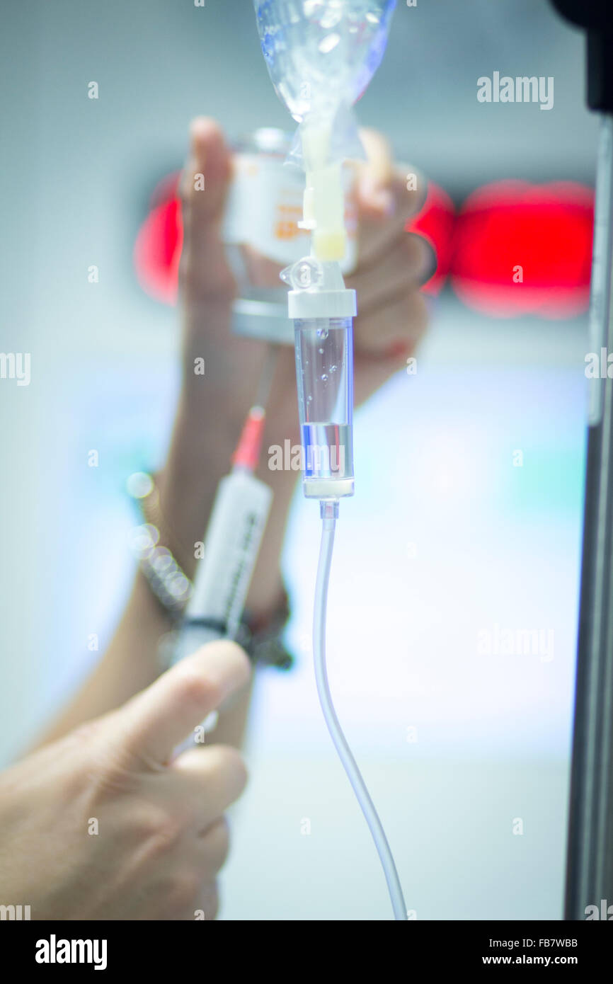 Hospital surgery emergency operating room liquid drip photo Stock Photo ...