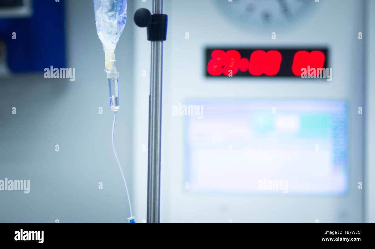 Hospital surgery emergency operating room liquid drip photo Stock Photo ...
