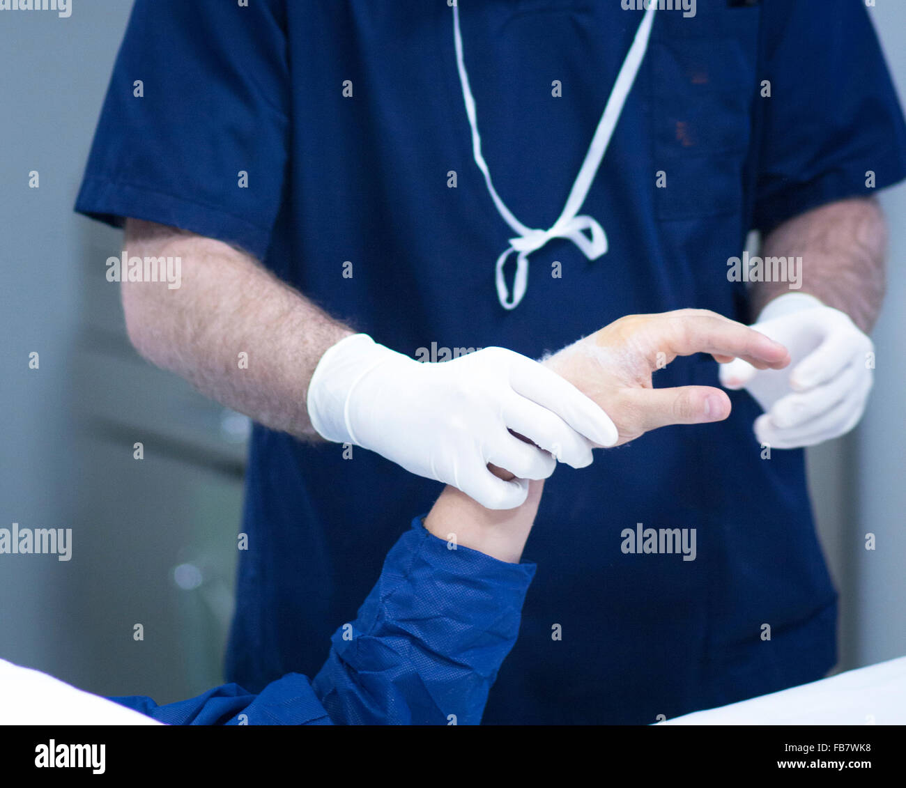 Hospital hand surgery orthopedics operation photo Stock Photo - Alamy