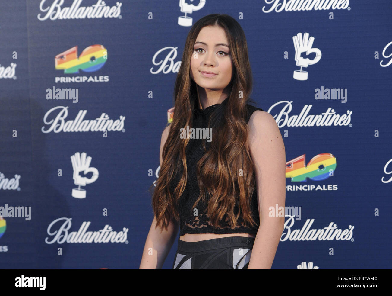 English singer Jasmine Thompson at the 40 Principales Gala Awards ...
