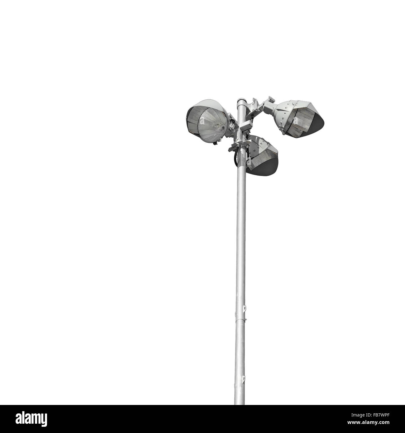 light post isolated on white background Stock Photo - Alamy