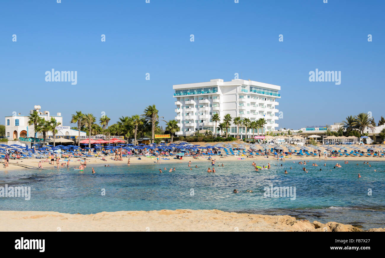 Aya Napa beach, Cyprus Stock Photo - Alamy