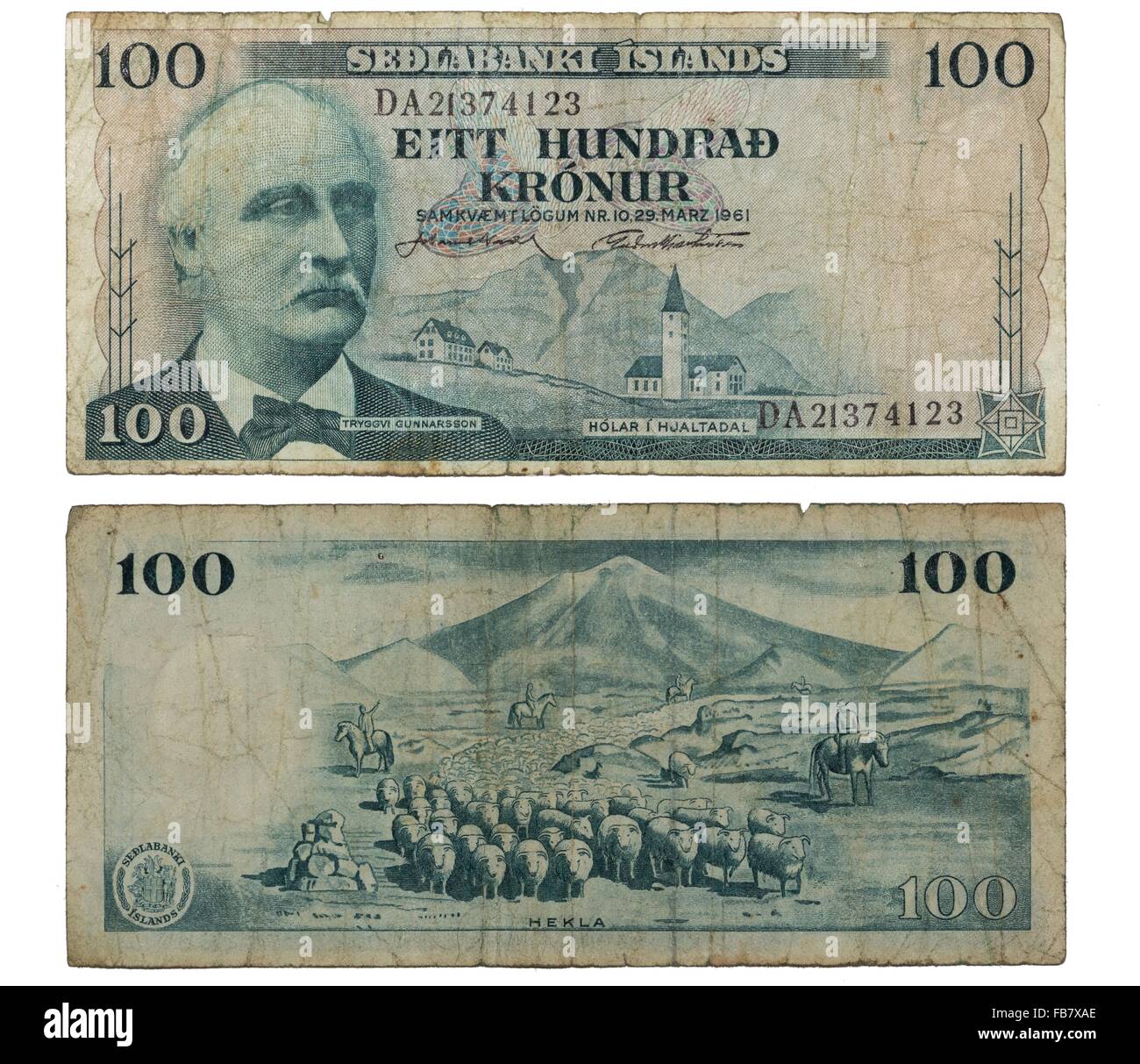 100 mark note hi-res stock photography and images - Alamy