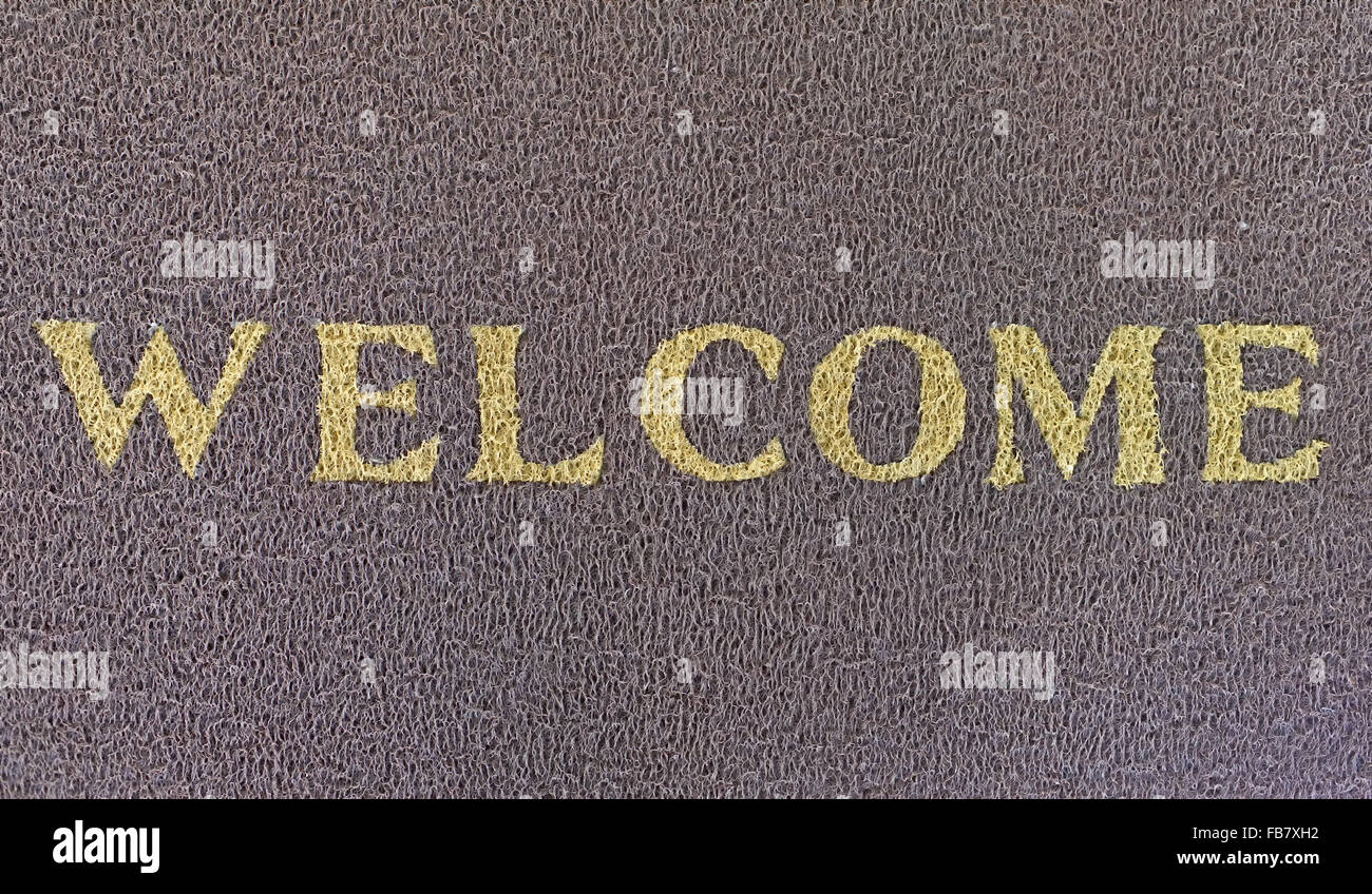 Welcome carpet hi-res stock photography and images - Alamy