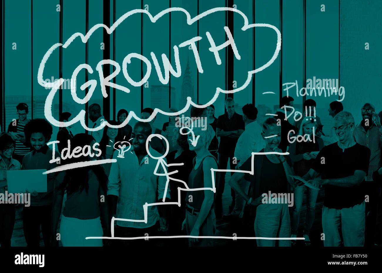 Growth Success Achievement Business Planning Concept Stock Photo - Alamy