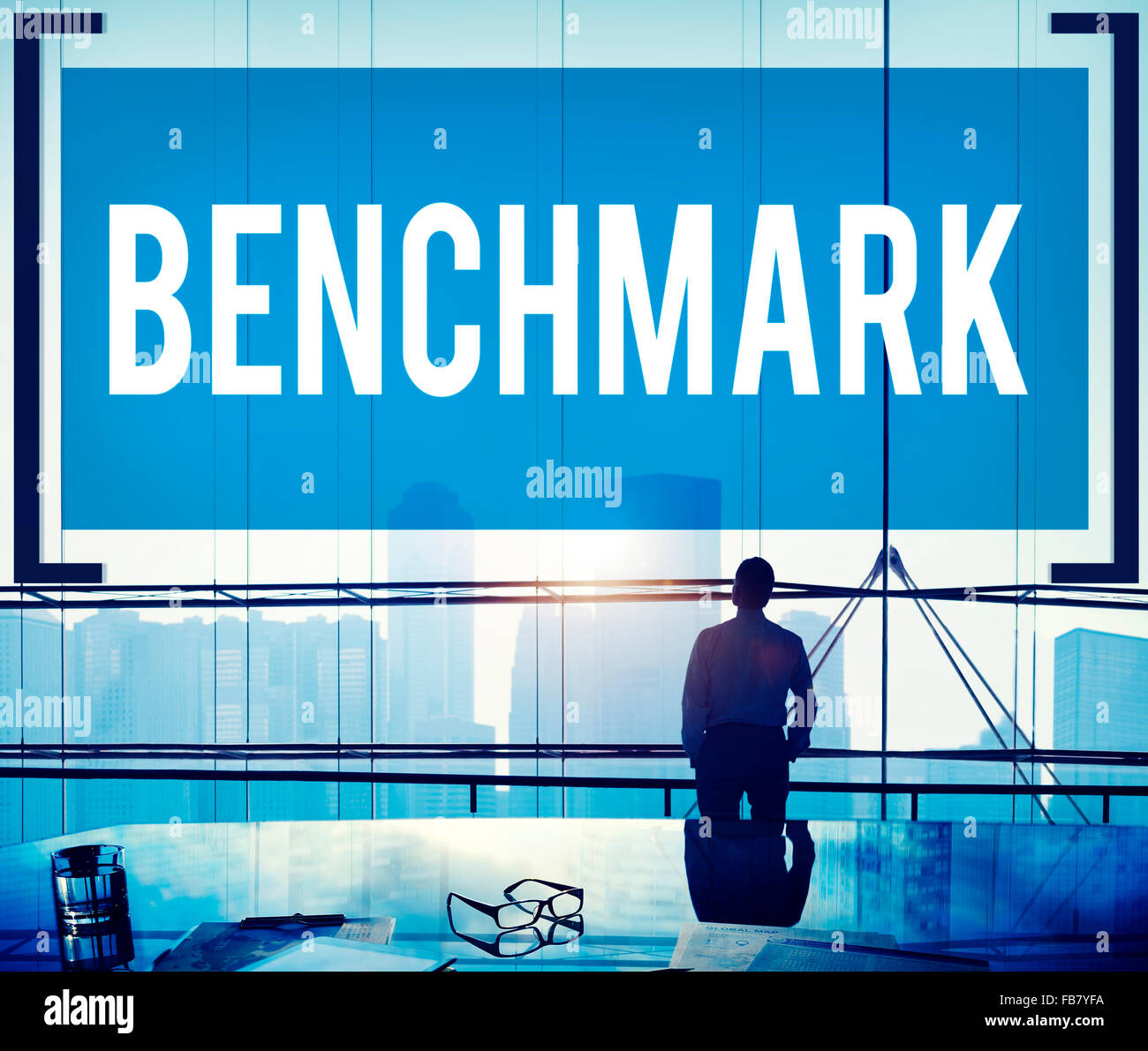 Benchmark Standard Management Improvement Benchmarking Concept Stock ...