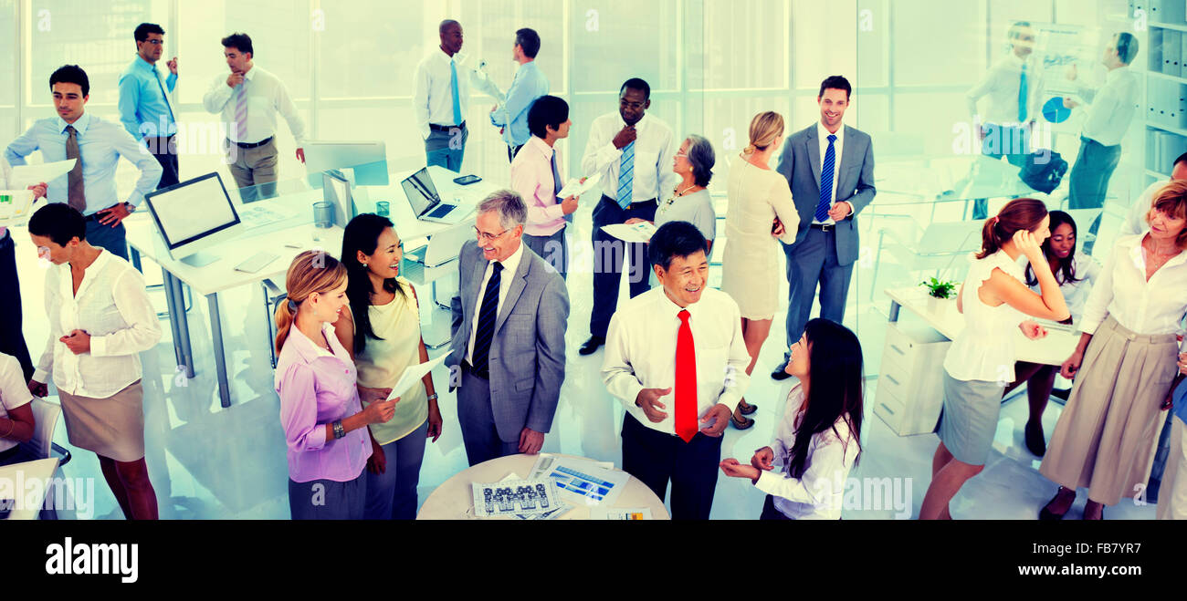 Business People Corporate Communication Office Team Concept Stock Photo ...