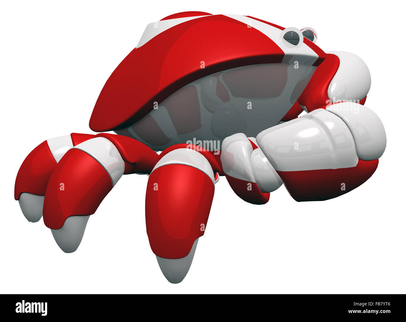 Scutter robot viewed from the side and looking at viewer Stock Photo ...