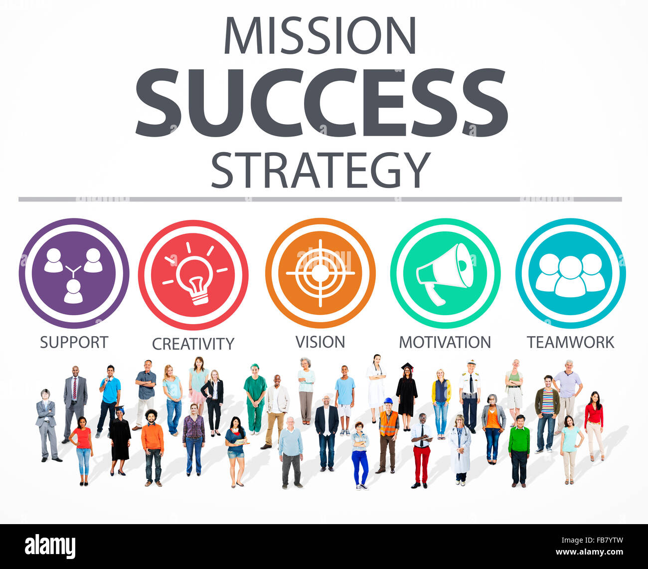 Mission Success Strategy Achievement Strategy Concept Stock Photo - Alamy