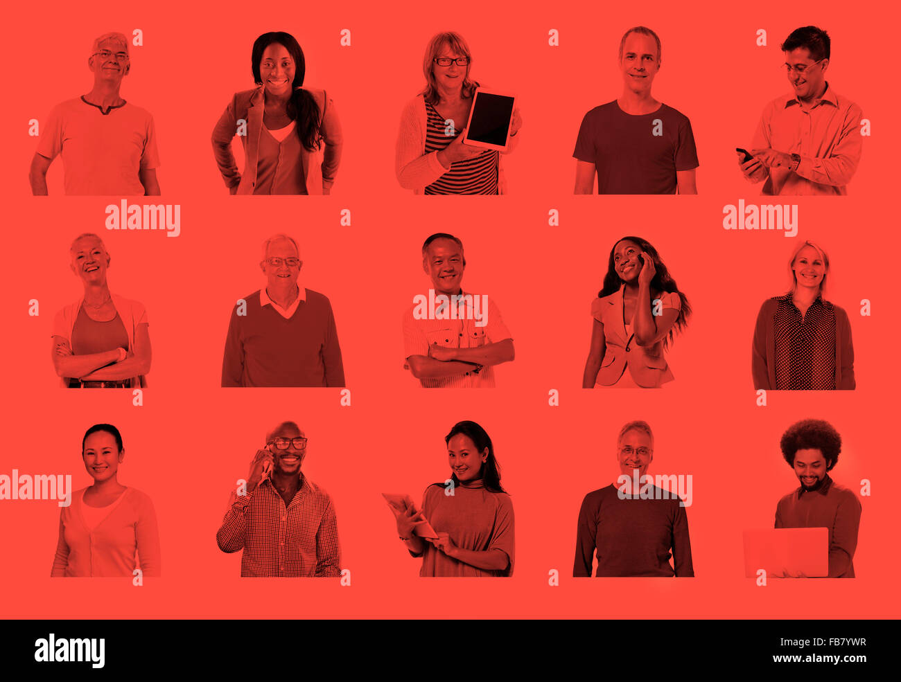 Diverse People Global Communications Technology Concept Stock Photo - Alamy