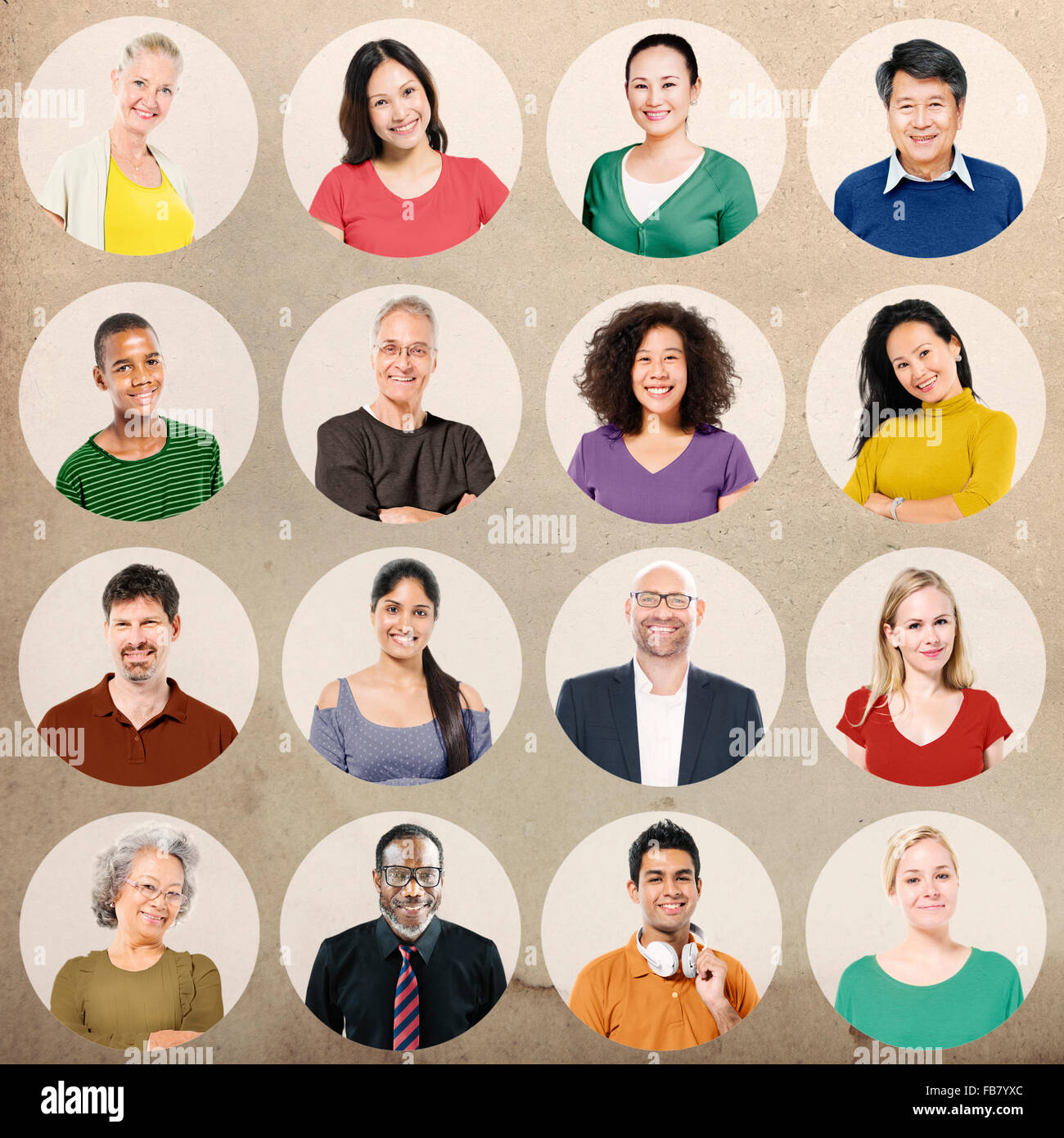 Collection group of people hi-res stock photography and images - Alamy
