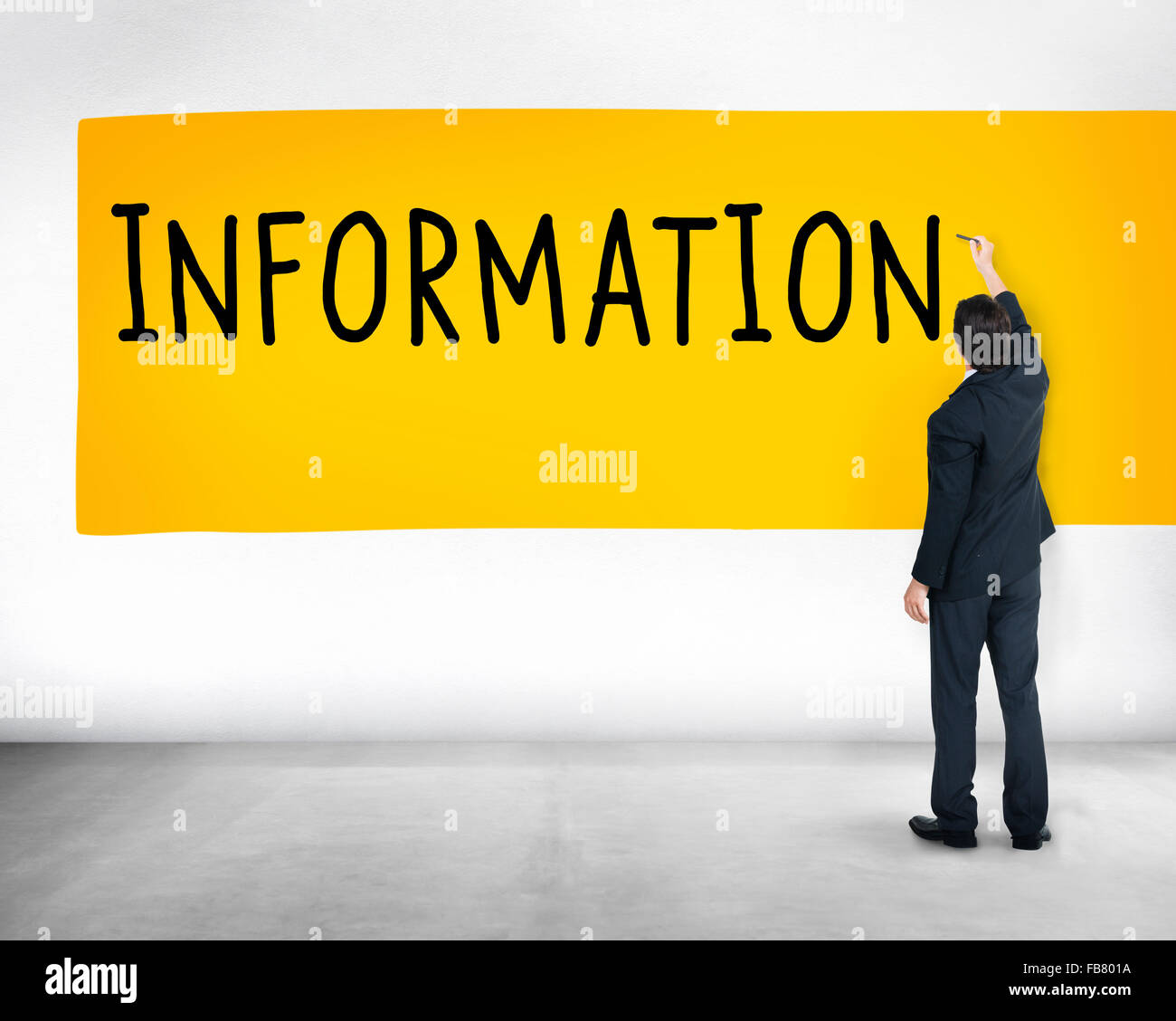Information Info Research Sharing Media Concept Stock Photo - Alamy