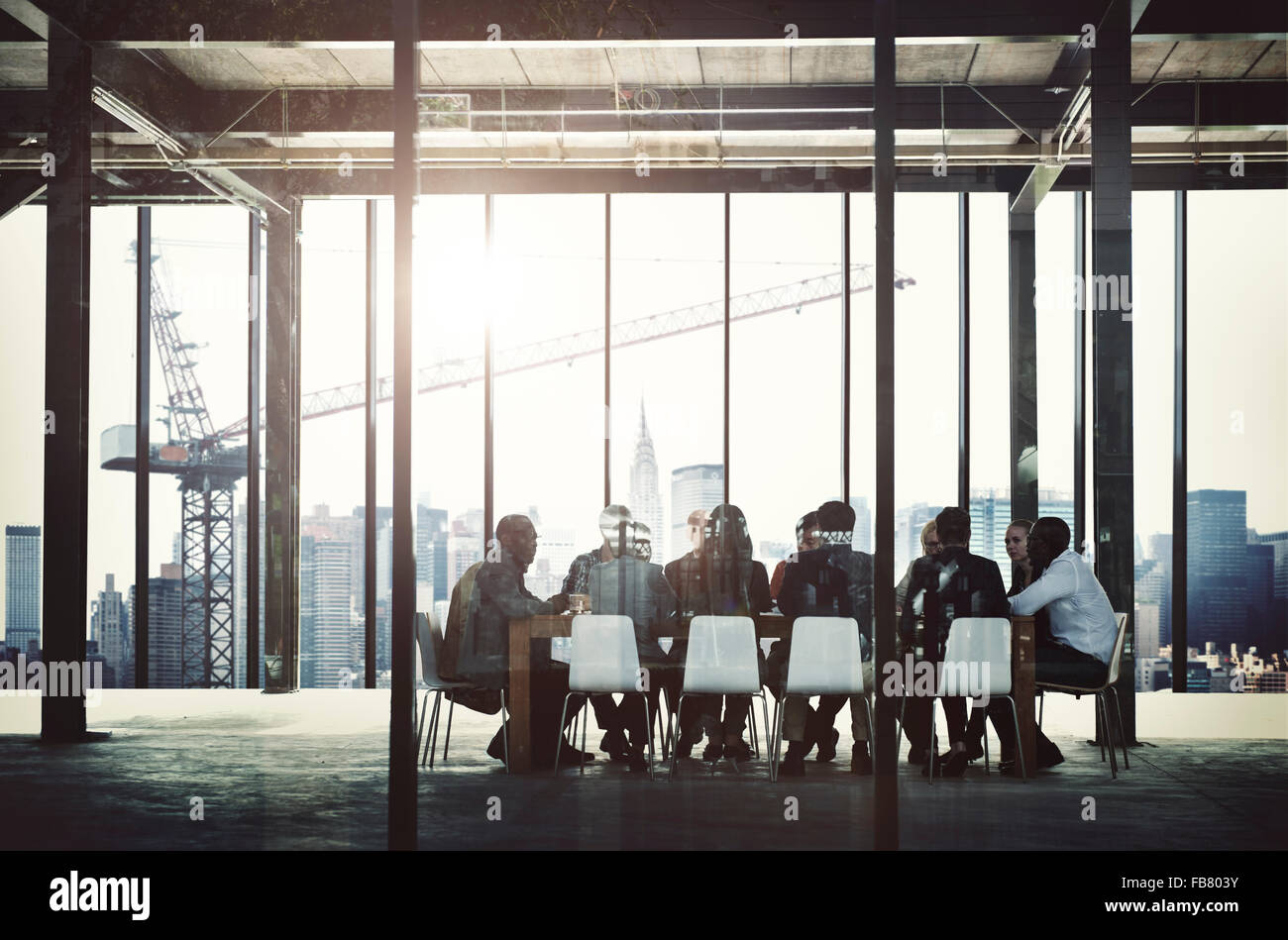 Business People Meeting Corporate Communication Teamwork Concept Stock ...