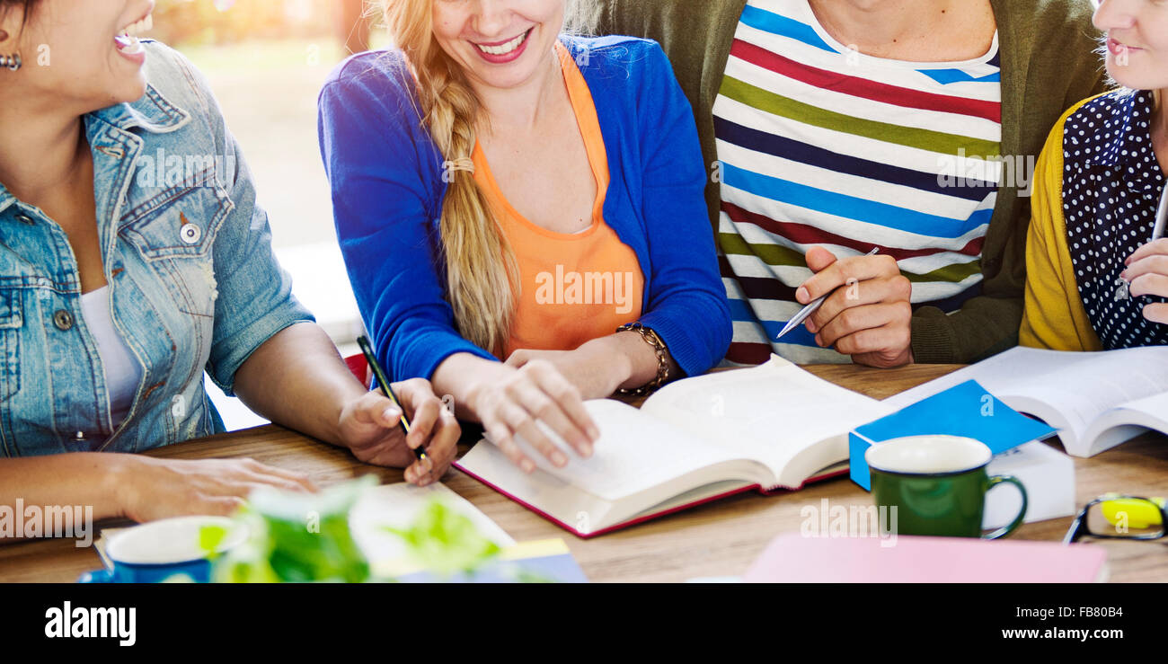 Students Team Meeting Discussion Start up Concept Stock Photo - Alamy