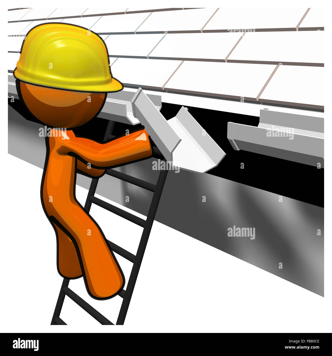 Gutters Cut Out Stock Images & Pictures - Alamy